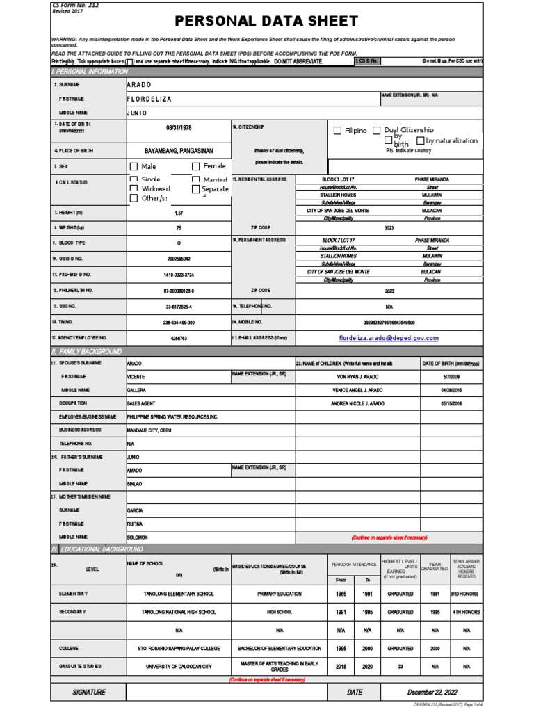 PDS Liza 2021 2022 | PDF | Government | Social Institutions