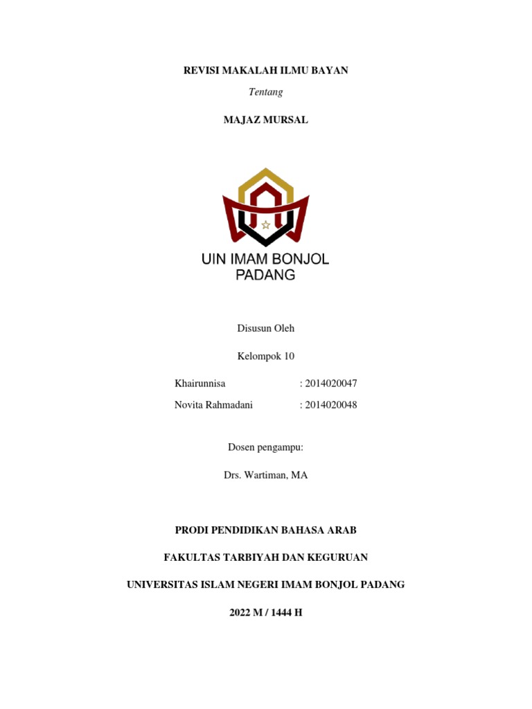 Pengertian Ilmu Bayan | PDF