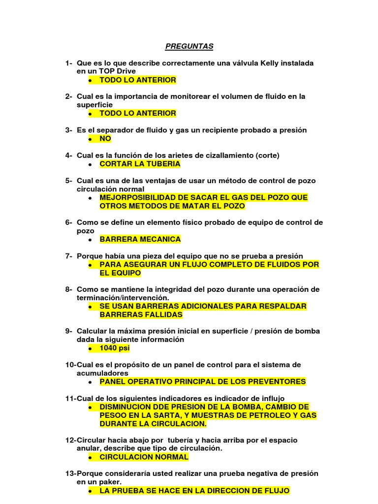 Preguntas | PDF | Presión | Gases