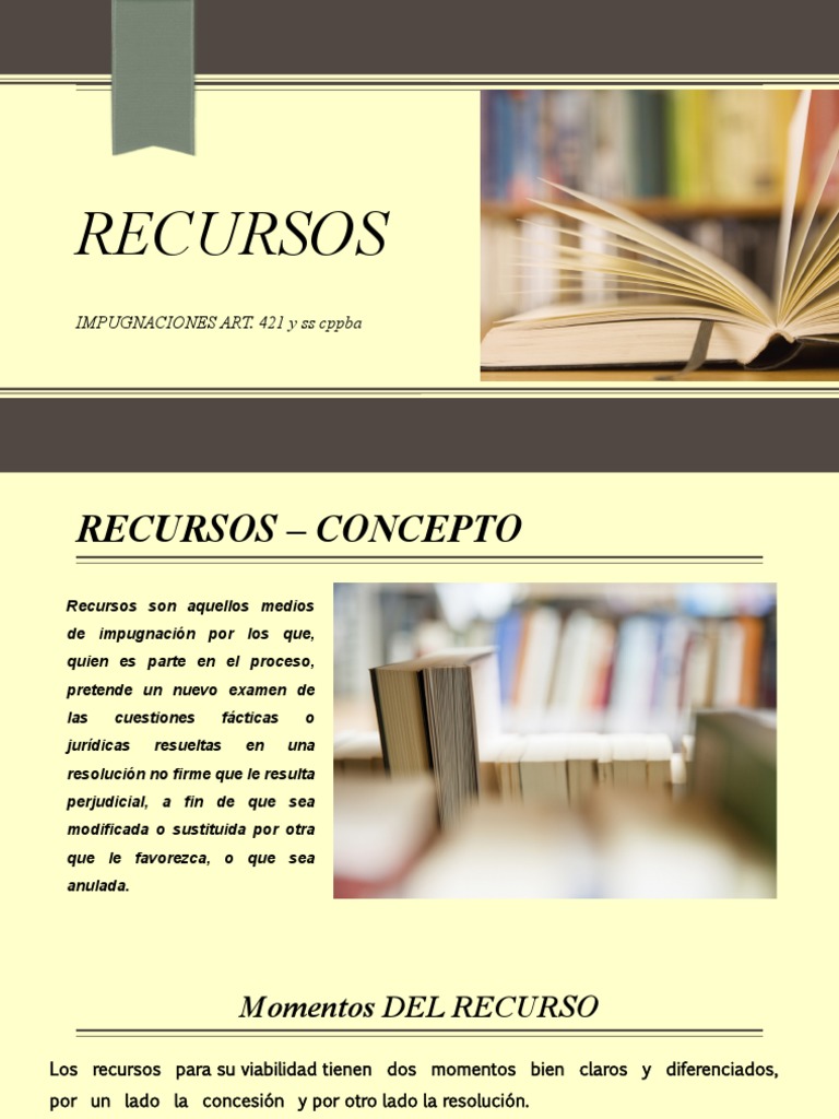 Recursos Generalidades | PDF
