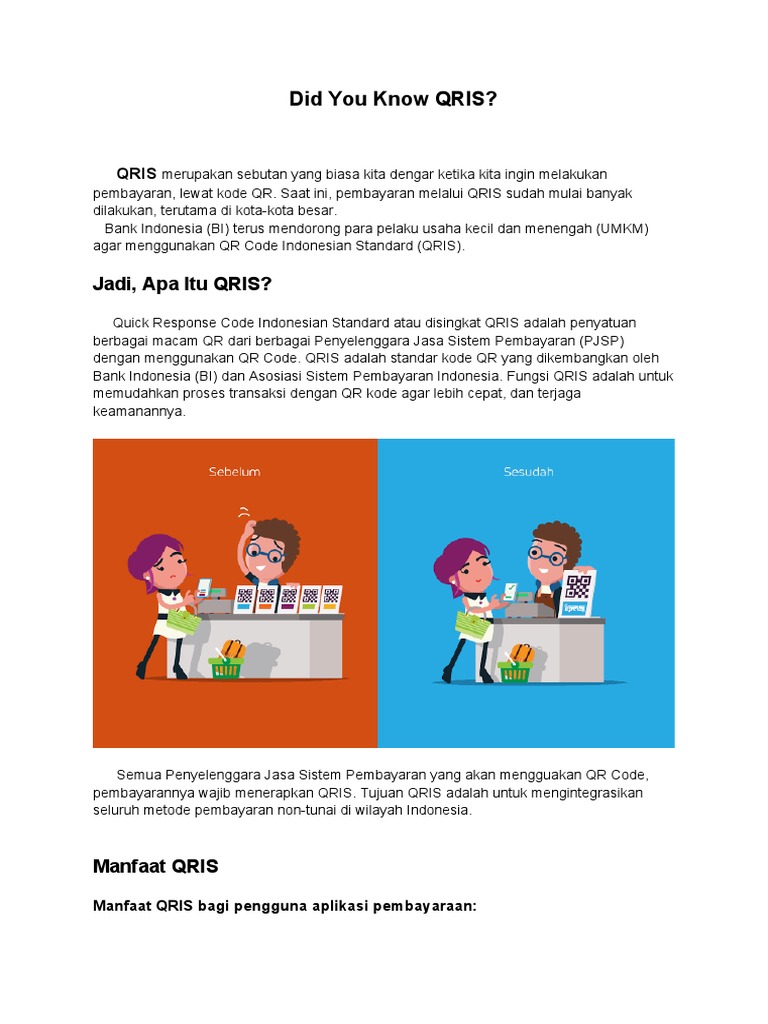 Did You Know QRIS | PDF