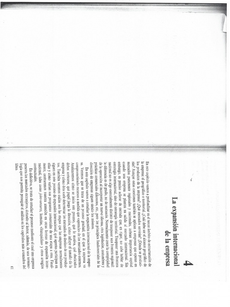Cap 4 y 5 Texto Estrategia Internacional de Jarillo y Martínez | PDF