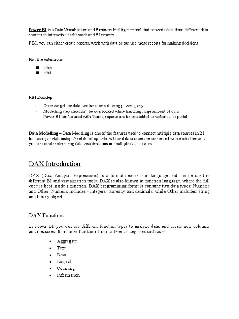 Power BI | PDF | Data | Function (Mathematics) Power BI | PDF | Data | Function (Mathematics)