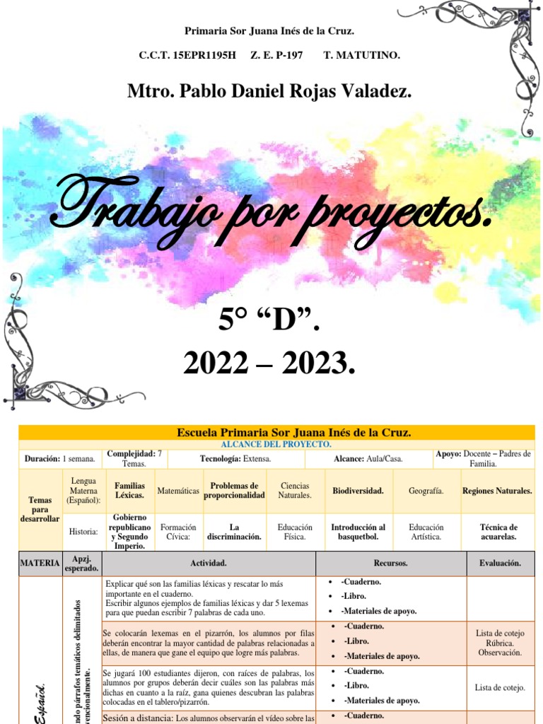A - Plan - de - Trabajo - 16-20 - Ene | PDF | Biodiversidad | Ecosistema