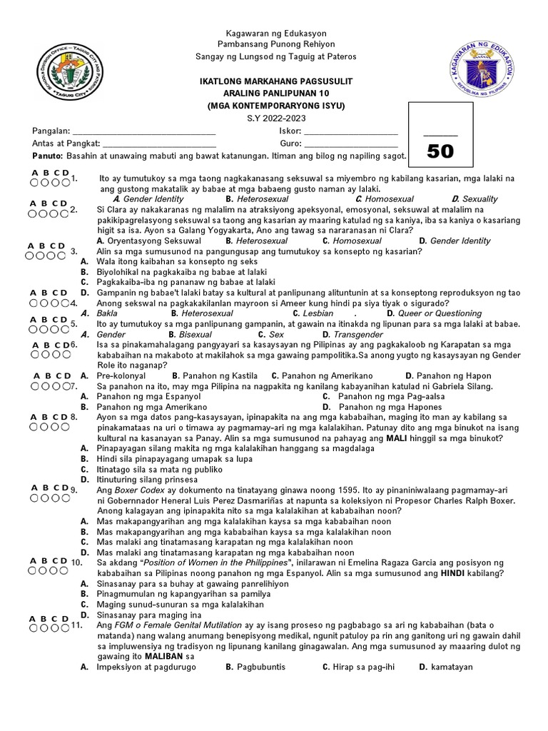 For Printing AP10Q3 | PDF