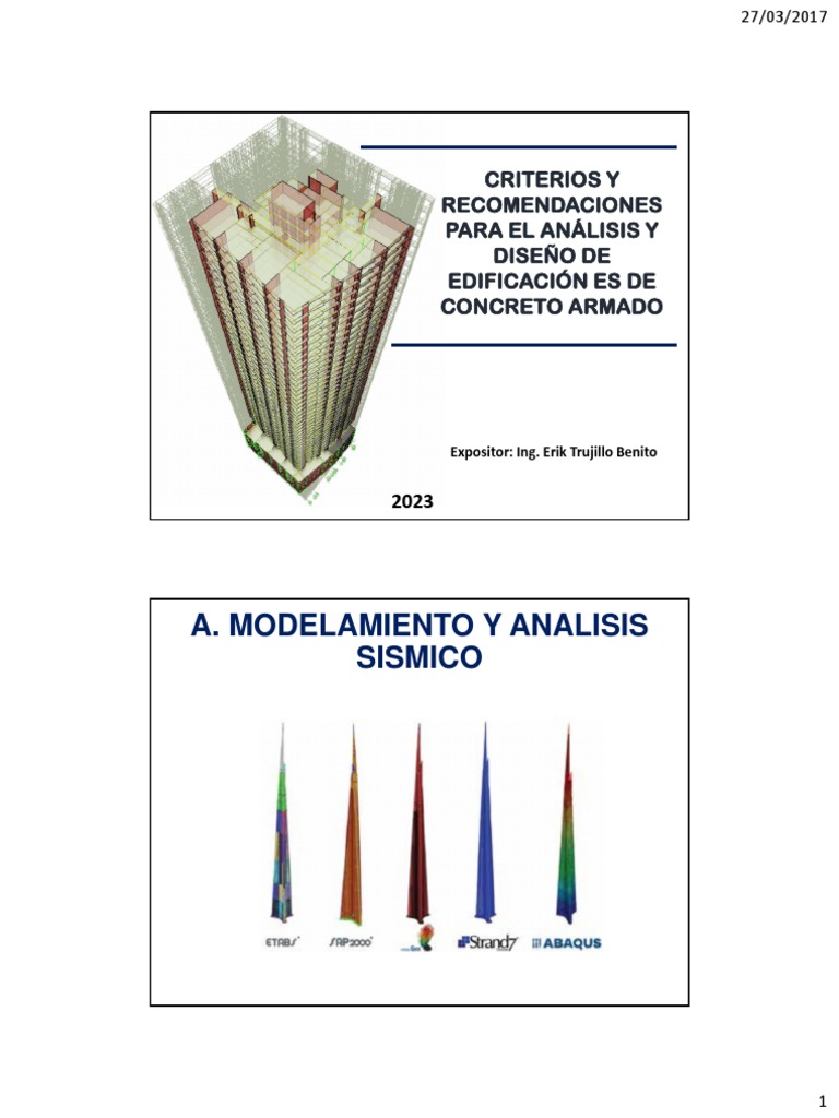 Criterios y Recomendaciones para El Analisis y Diseño de Edificaciones de CA | PDF | Fundación ...