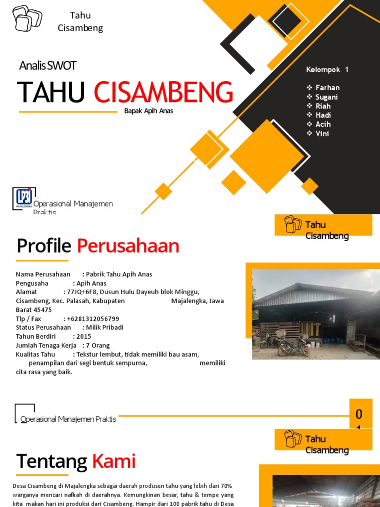 KEL-1 (OMP-Analisis SWOT) | PDF