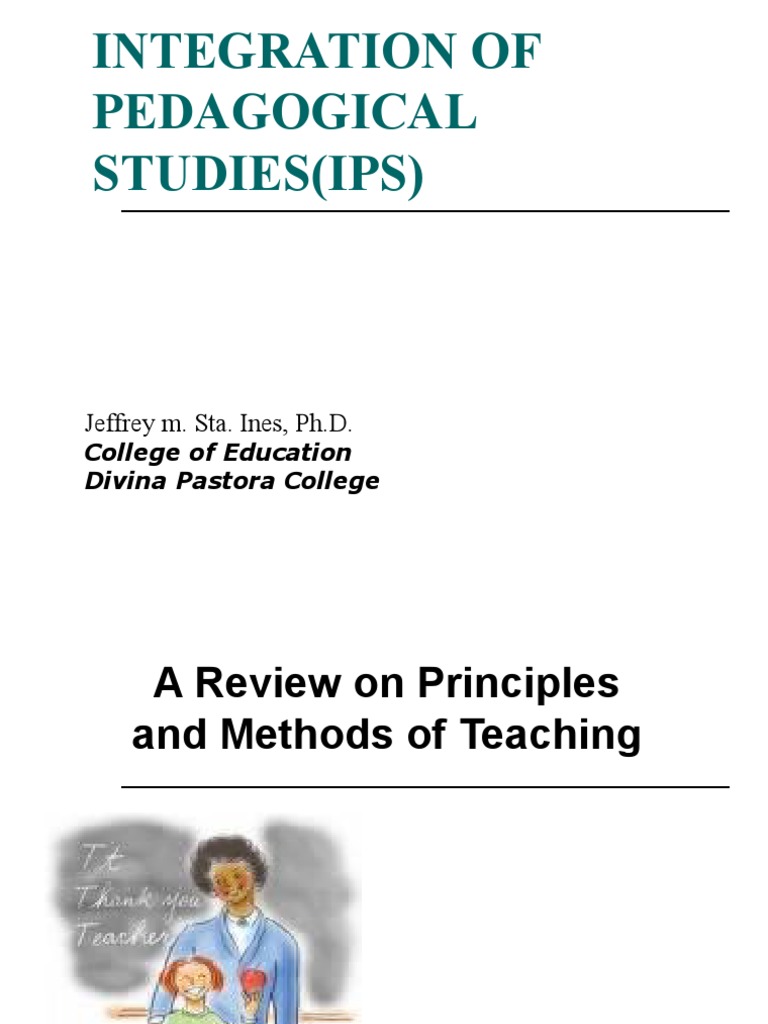 A Review On Principles and Methods of Teaching | PDF | Learning | Teachers