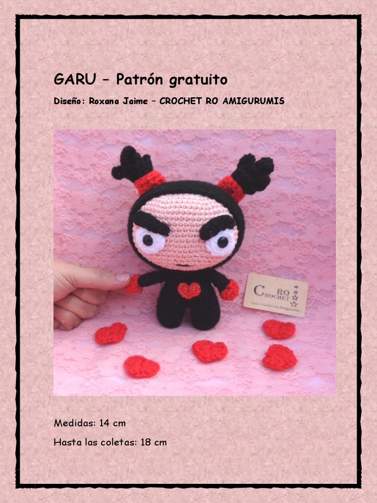 Garu - Crochet Ro Amigurumis | PDF | Tejer | Textiles