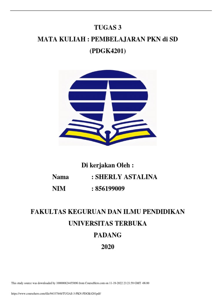 Tugas 3 PKN PDGK4201 PDF | PDF