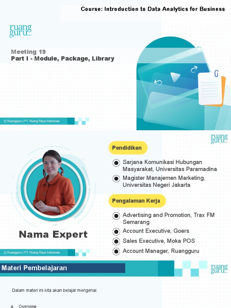 Module, Package, & Library | PDF