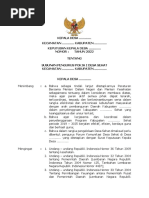 Contoh SK Pengangkatan Dan Penetapan Pengurus PKK Desa | PDF