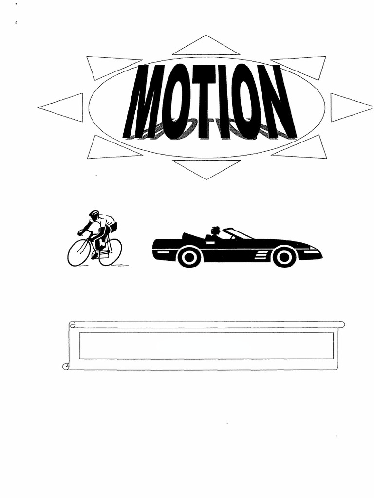 Year 10 Physics - Motion | PDF | Speed | Velocity