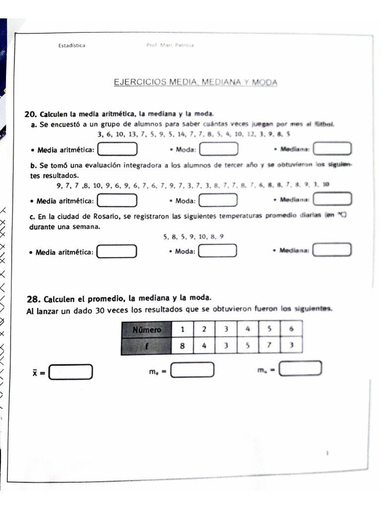 Estadistica Clase 3 Práctica | PDF Estadistica Clase 3 Práctica | PDF