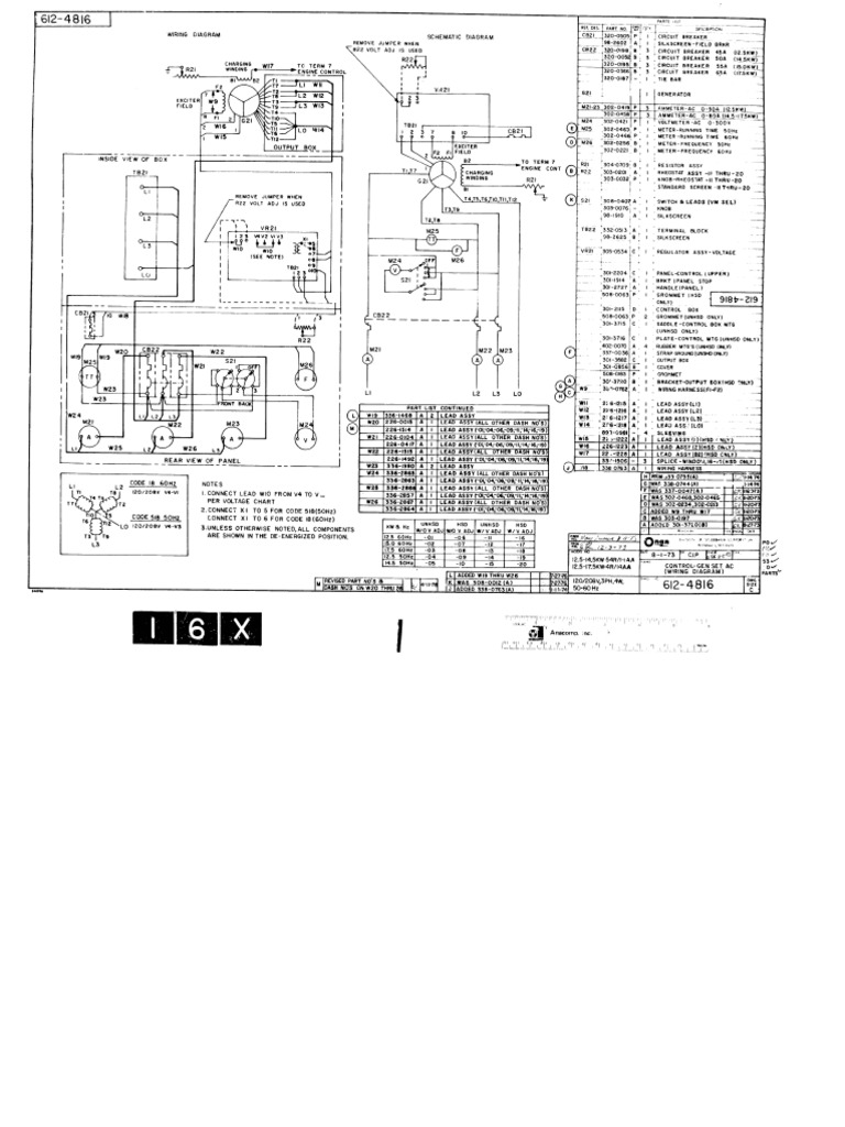 612-4816 Wiring Digram Onan | PDF