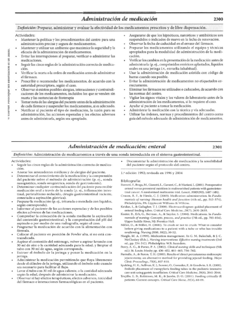 Intervenciones Nic | PDF