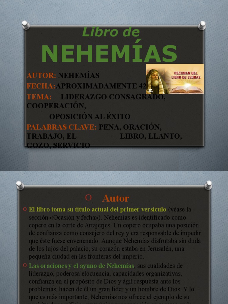 Libro de Nehemias | PDF | Templo en jerusalén | Libros de la Biblia hebrea