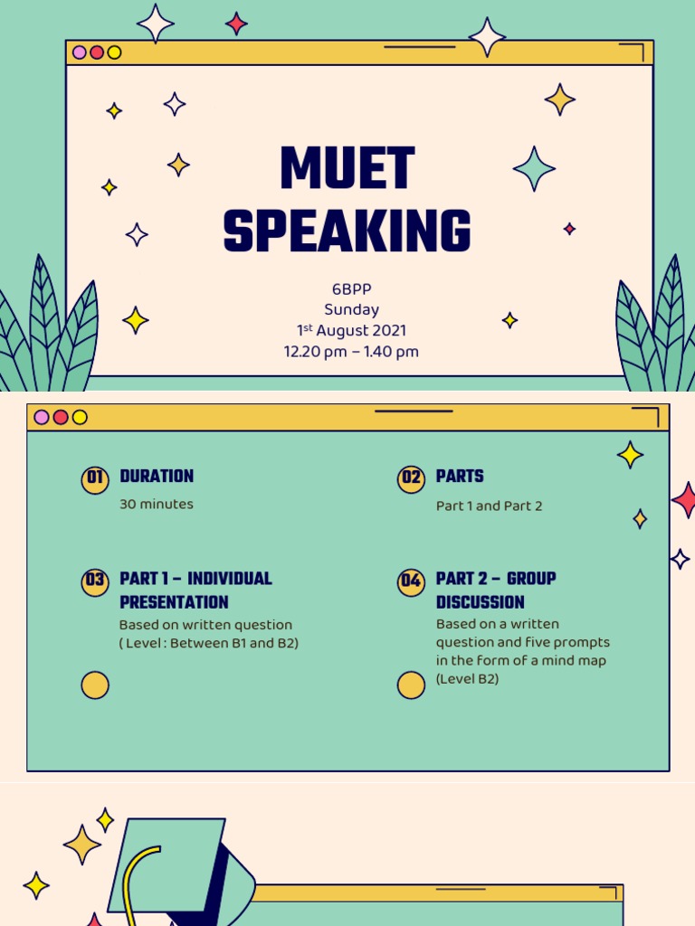 Intoduction To MUET Speaking 2021 | PDF | Communication | Cognition