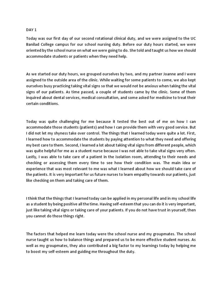 School Nursing LFD | PDF | Nursing | Patient