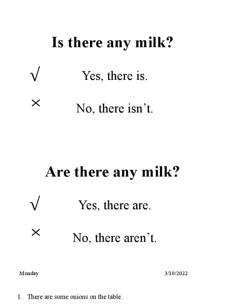 Is There Any Milk | PDF