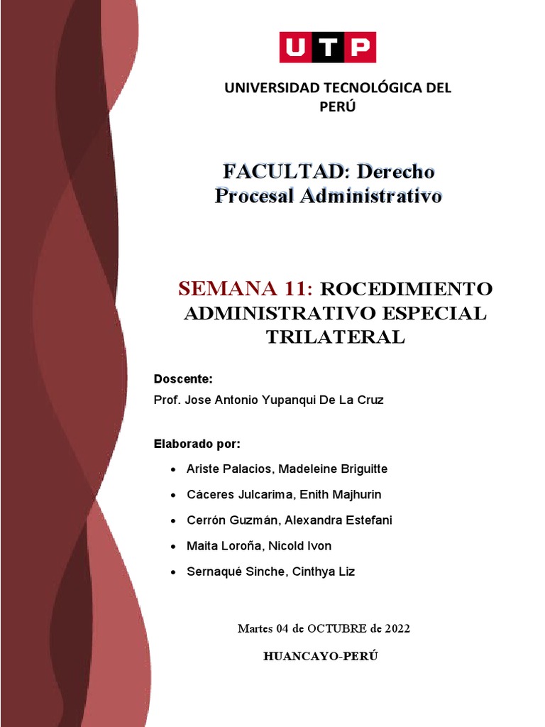 Procedimiento Administrativo Trilateral | PDF | Apelación | Justicia
