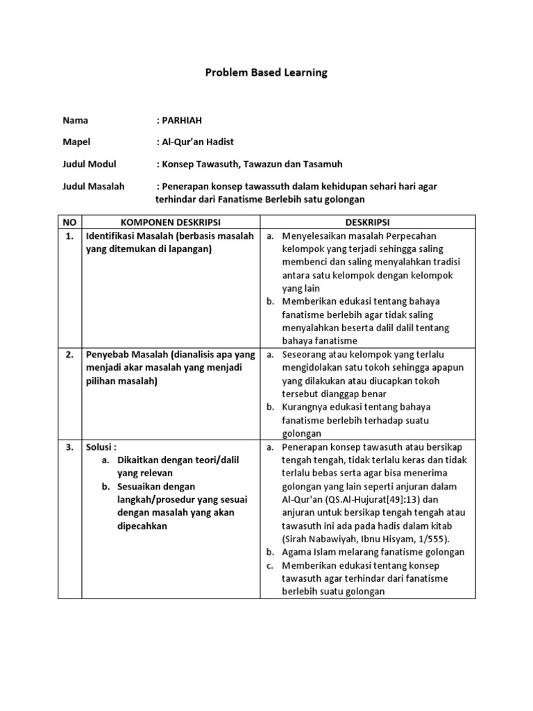 Problem Based Learning | PDF