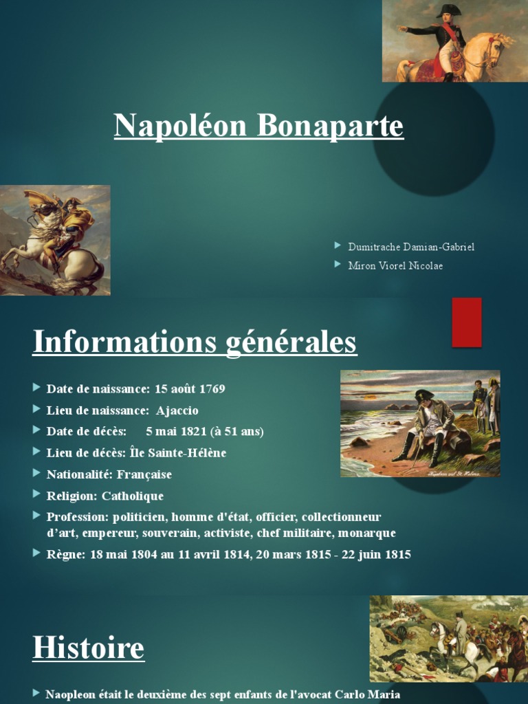Napoleon Bonaparte | PDF | Napoléon
