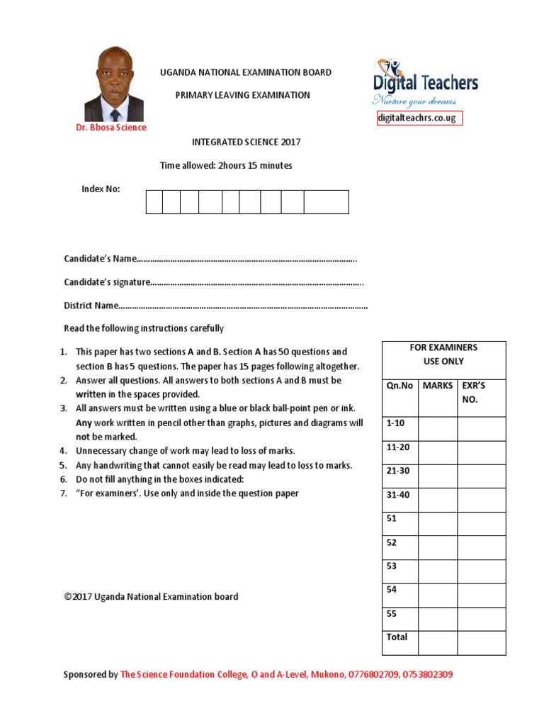 PLE Eng 2000 Answers | PDF