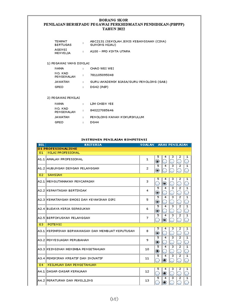 Borang Ui - CFM | PDF | Teknologi & Rekayasa