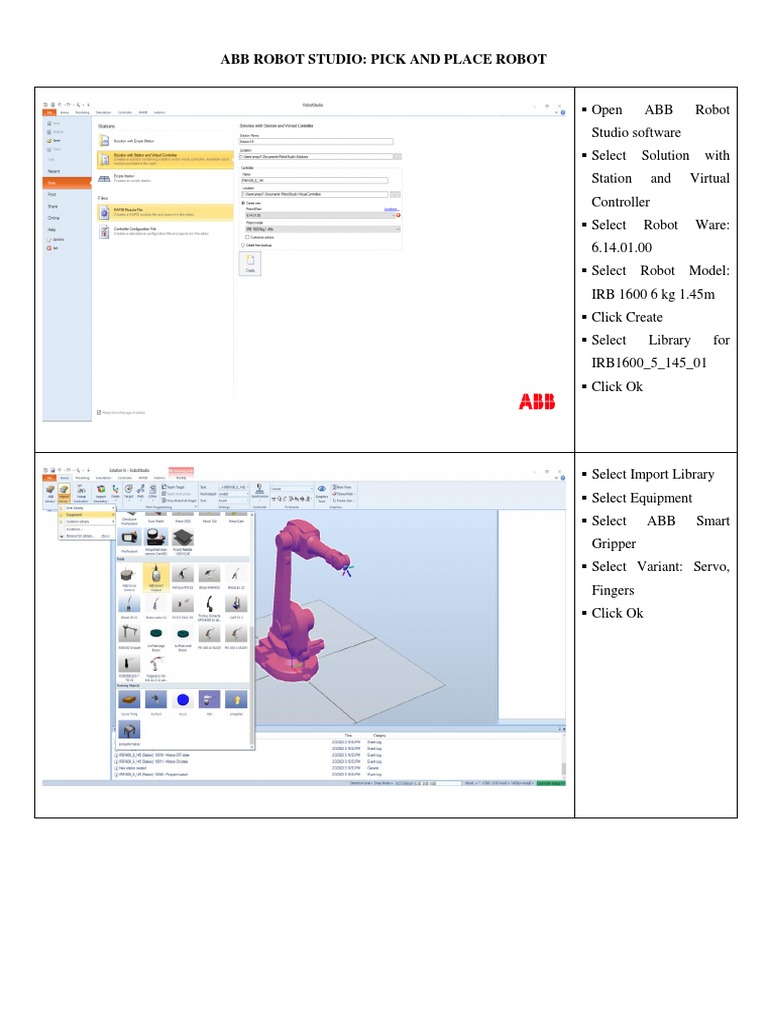 Abb Robot Studio - Pick and Place Robot Manual | Download Free PDF | Computer Science | Computing