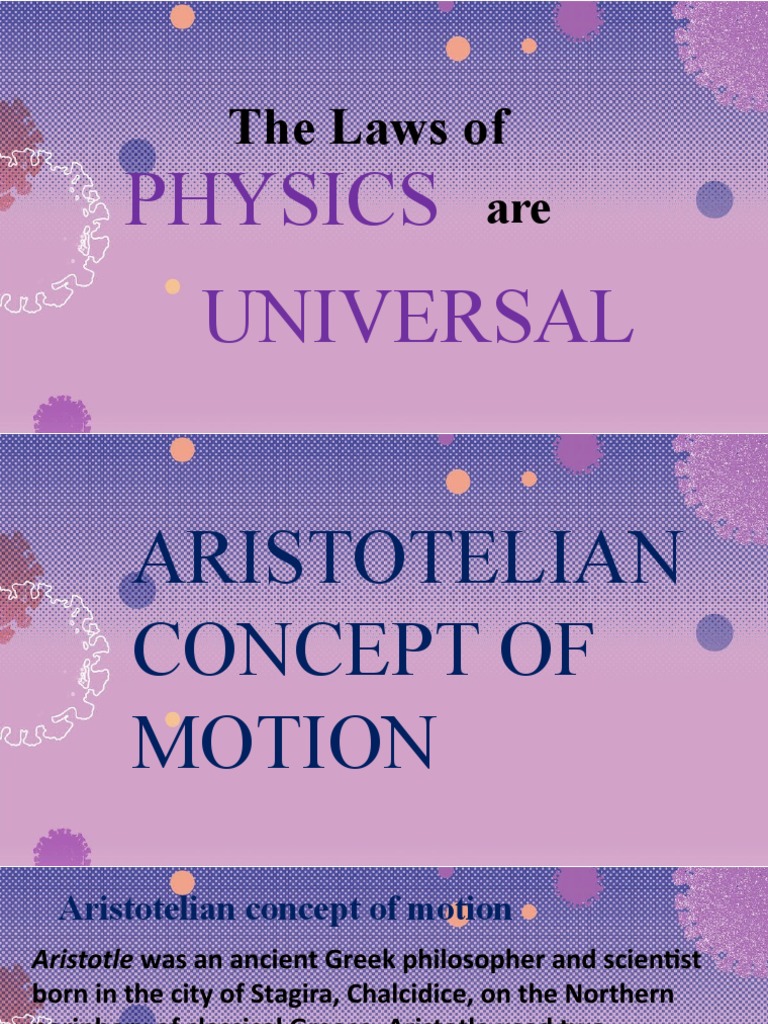 Aristotle and Galileo on Motion Laws | PDF | Force | Inertia