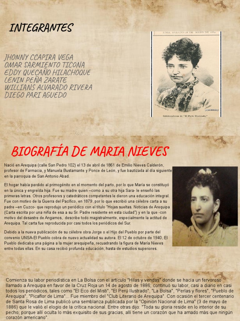 Mari Nieves y Bustamante | PDF | Historia