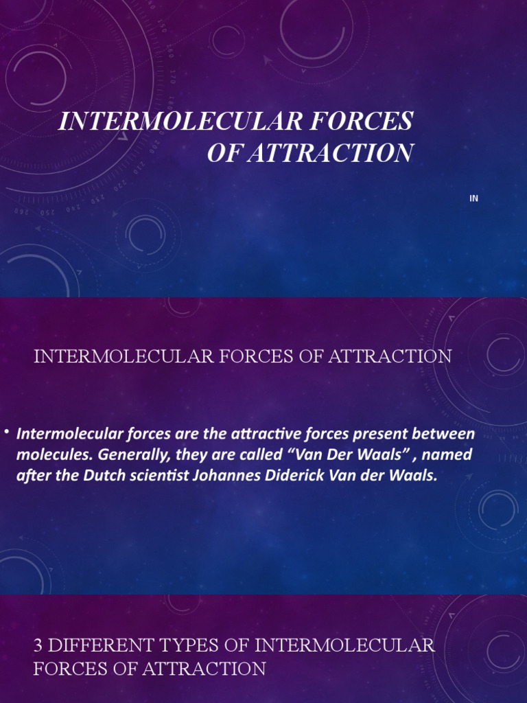 Intermolecular Forces Explained | PDF | Intermolecular Force | Chemical Polarity