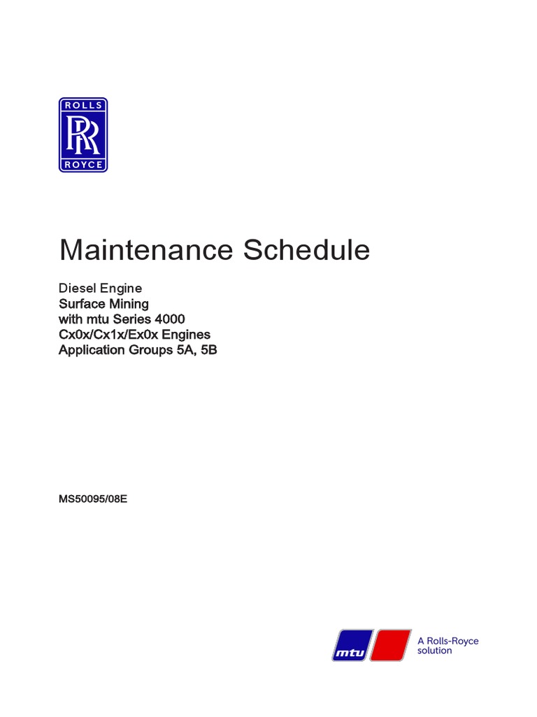 MS50095 - 08E Schedule | PDF | Pump | Machines