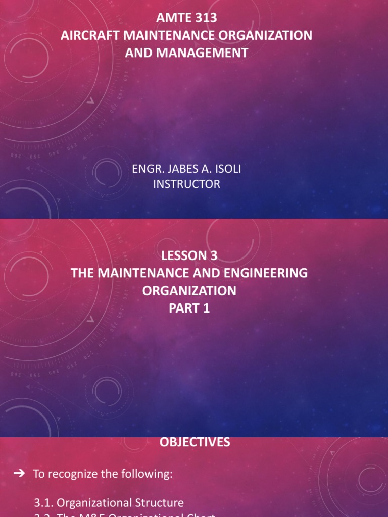 Amte 313 Lesson 3 - M&e Organization Part 1 | PDF | Organizational ...