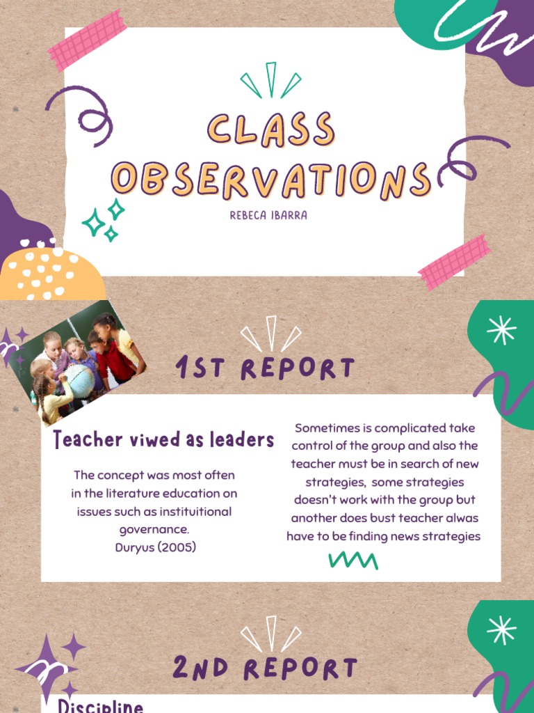 Class Observations | PDF