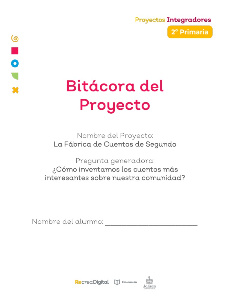 Bitácora - Proyecto 2 Primaria Febrero | PDF