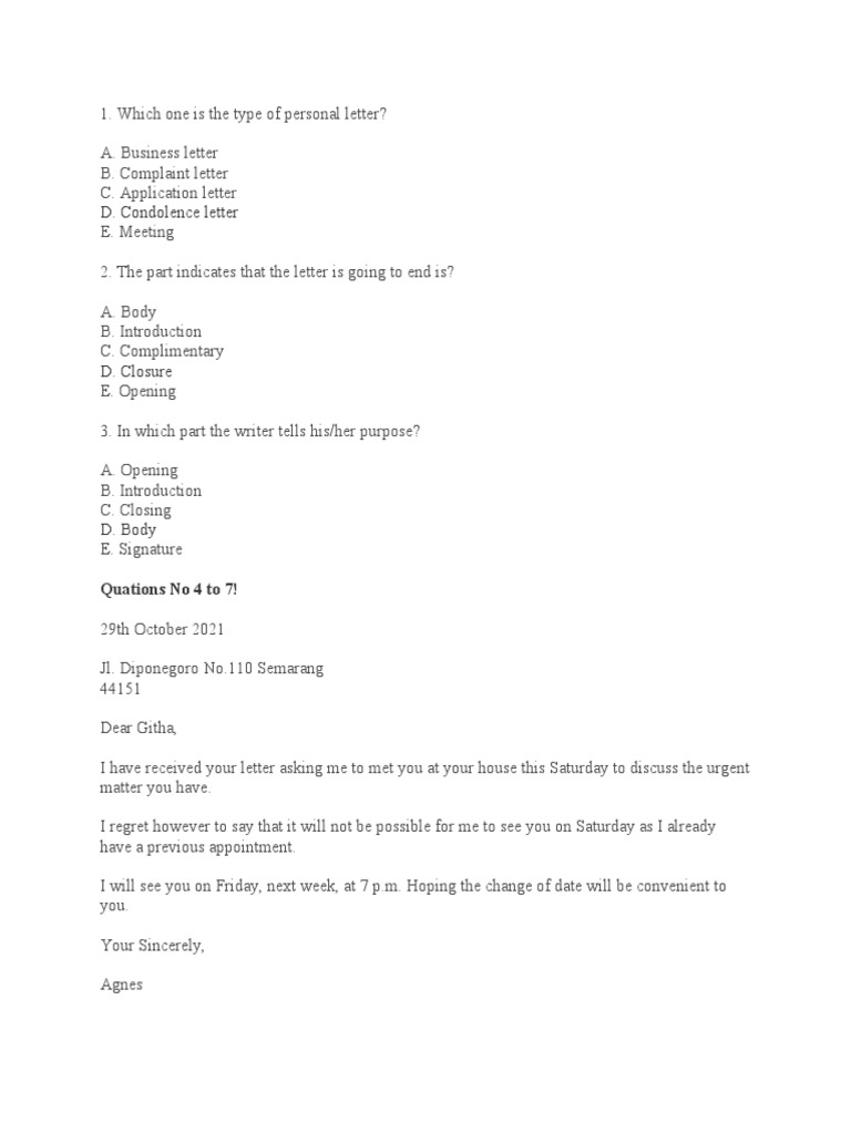 Soal Bhs Inggris Kls 5 | PDF