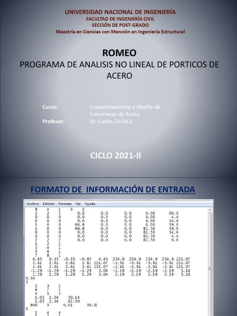Software Romeo | PDF | Ingeniería | Física Aplicada e Interdisciplinaria