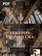 Halimbawa NG Tekstong Prosidyural | PDF