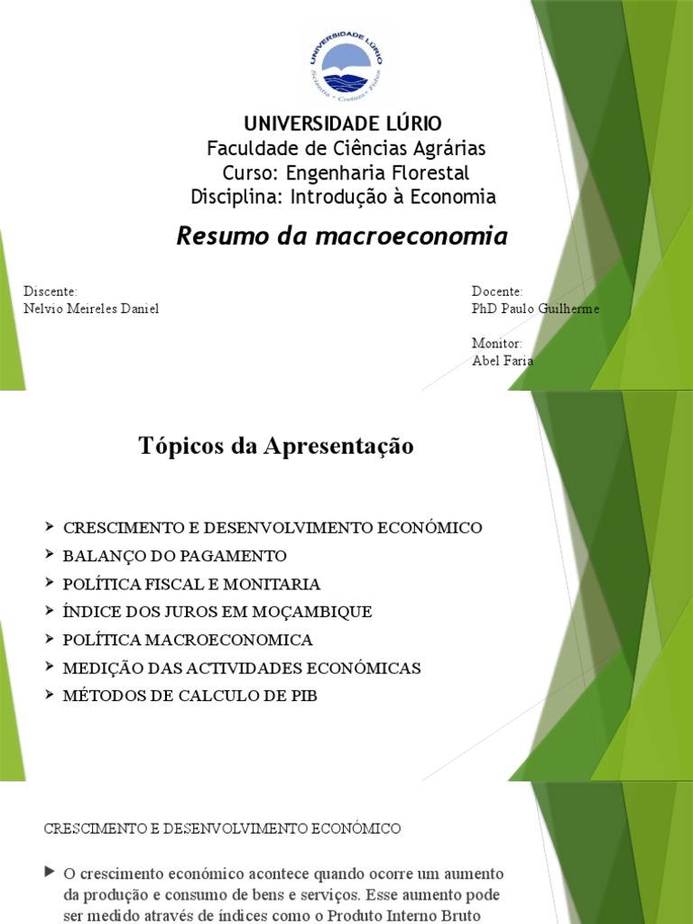 Nelvio Powerpoint | PDF | Produto interno bruto | Economia