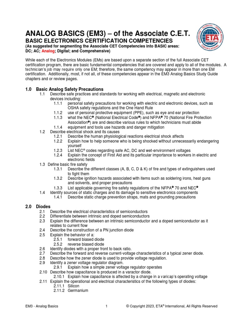 EM3 Comps | Download Free PDF | Bipolar Junction Transistor | Transistor