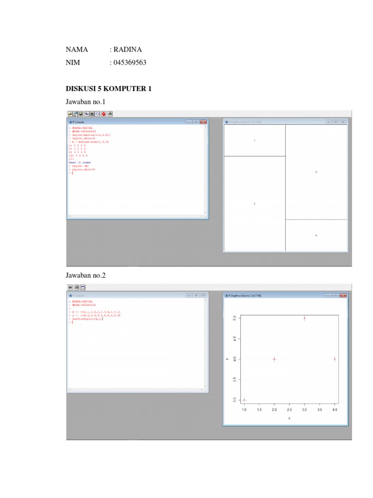 Diskusi 5 Komputer 1 | PDF