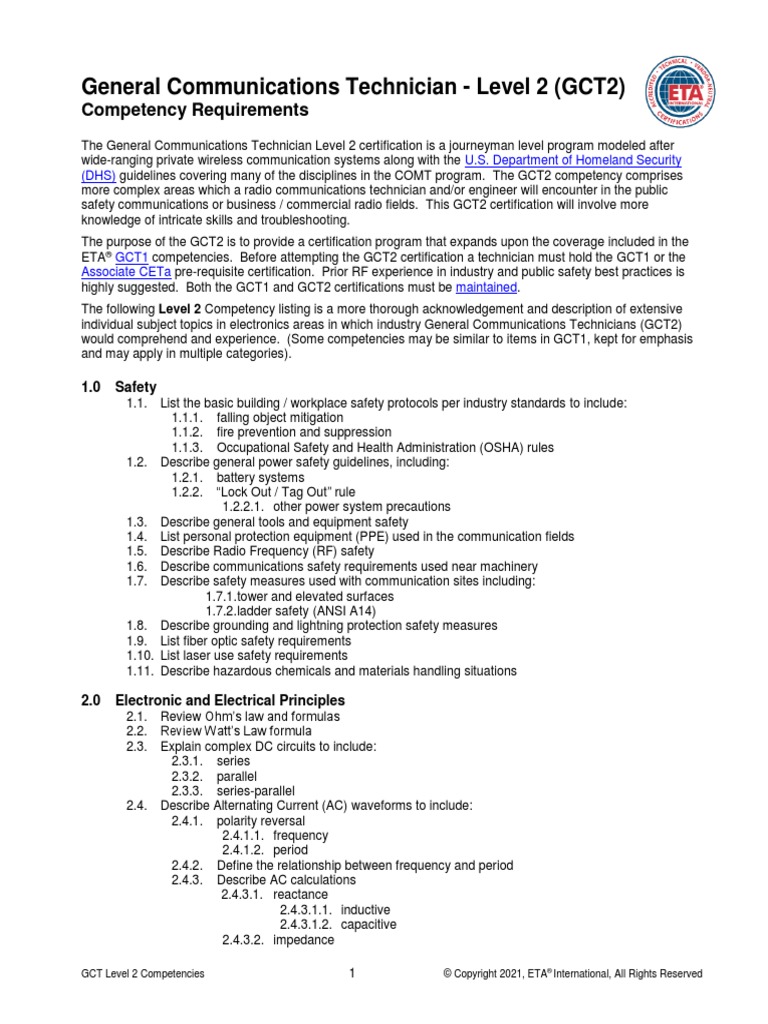 GCT2 Comps | PDF | Modulation | Antenna (Radio)