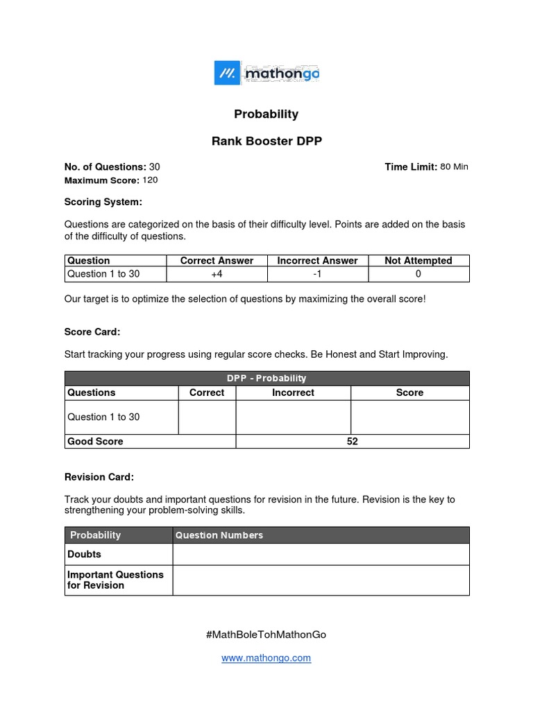 Probability - Questions | PDF | Probability | Statistics