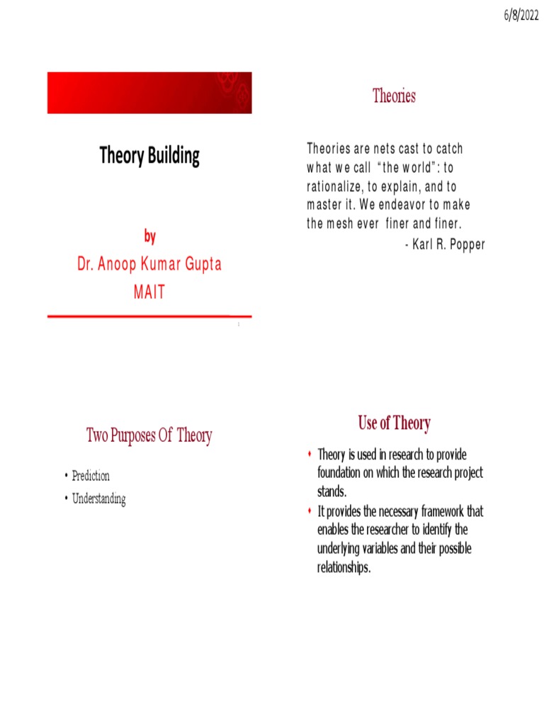 3 Theory Building, Concepts & Contructs | PDF | Scientific Method ...