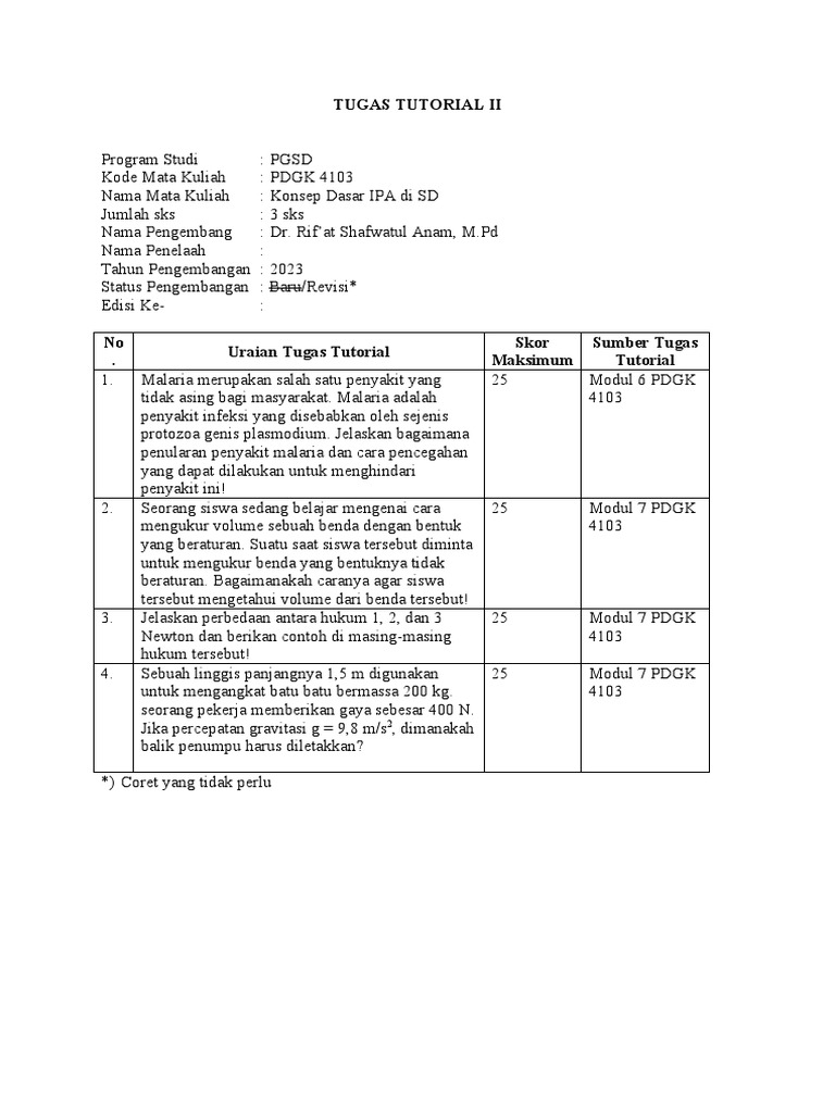 Sesi 5 Tugas Tutorial 2 | PDF