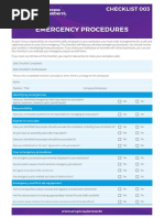 Emergency Mock Drill - Sample | PDF | Emergency | Emergency Evacuation