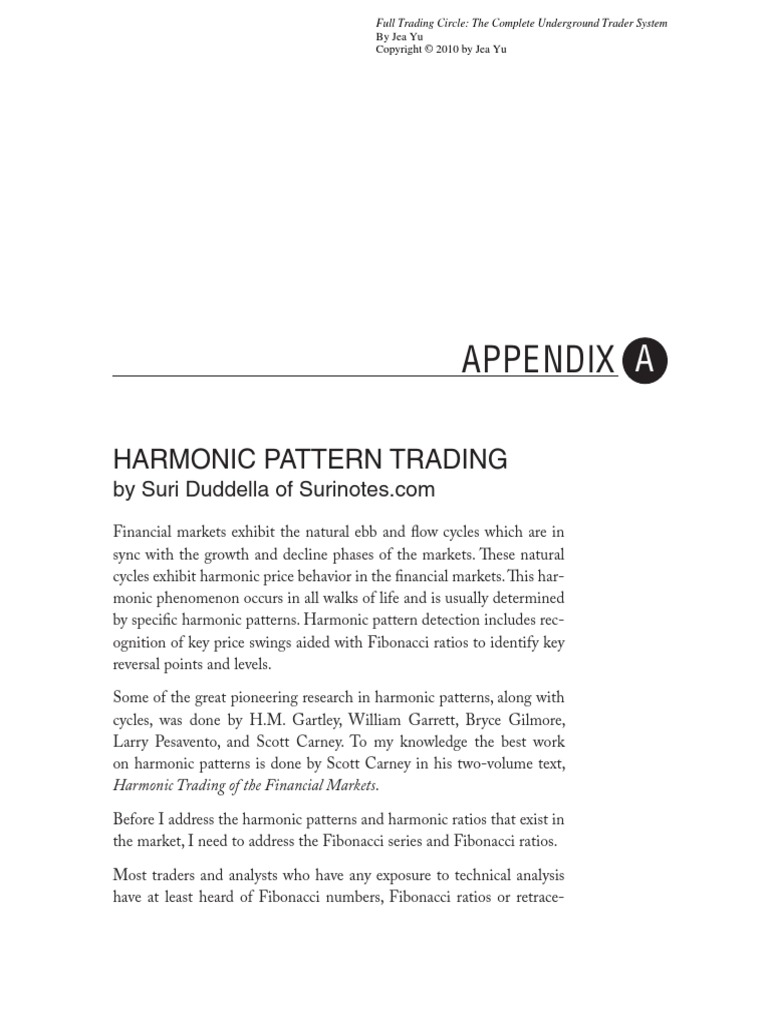 Full Trading Circle - 2012 - Yu - Harmonic Pattern Trading | PDF ...