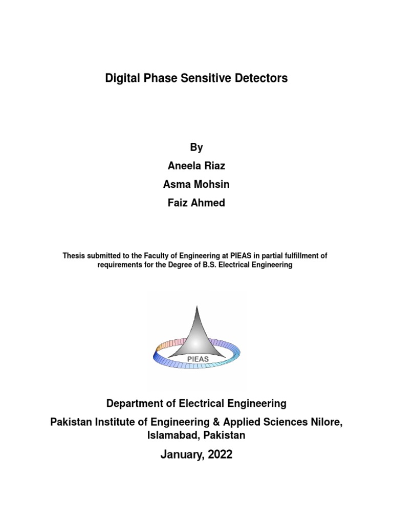 Thesis 7th Semester | PDF | Sampling (Signal Processing) | Signal To Noise Ratio